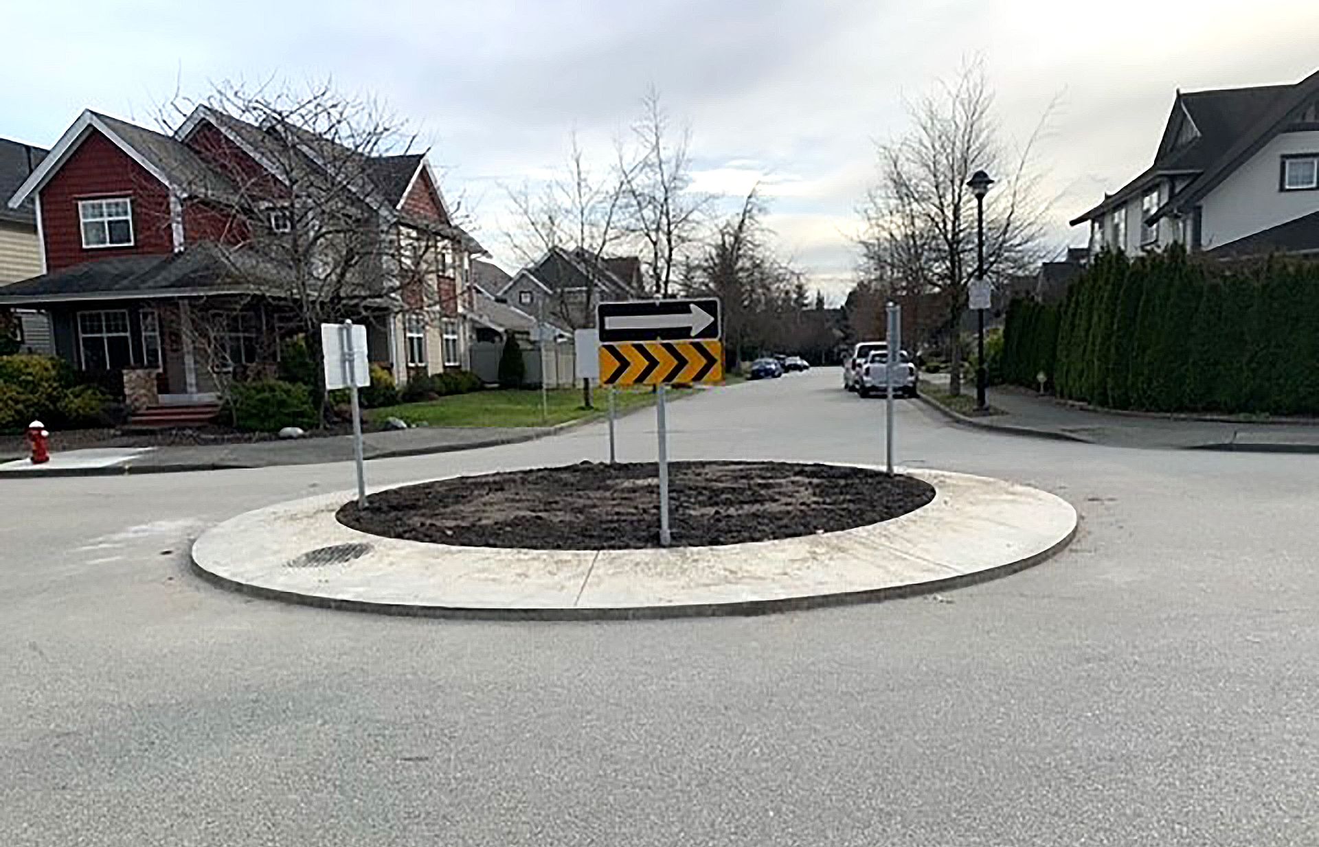 Barnard Drive at Robson Drive/Lam Drive South - Now Constructed