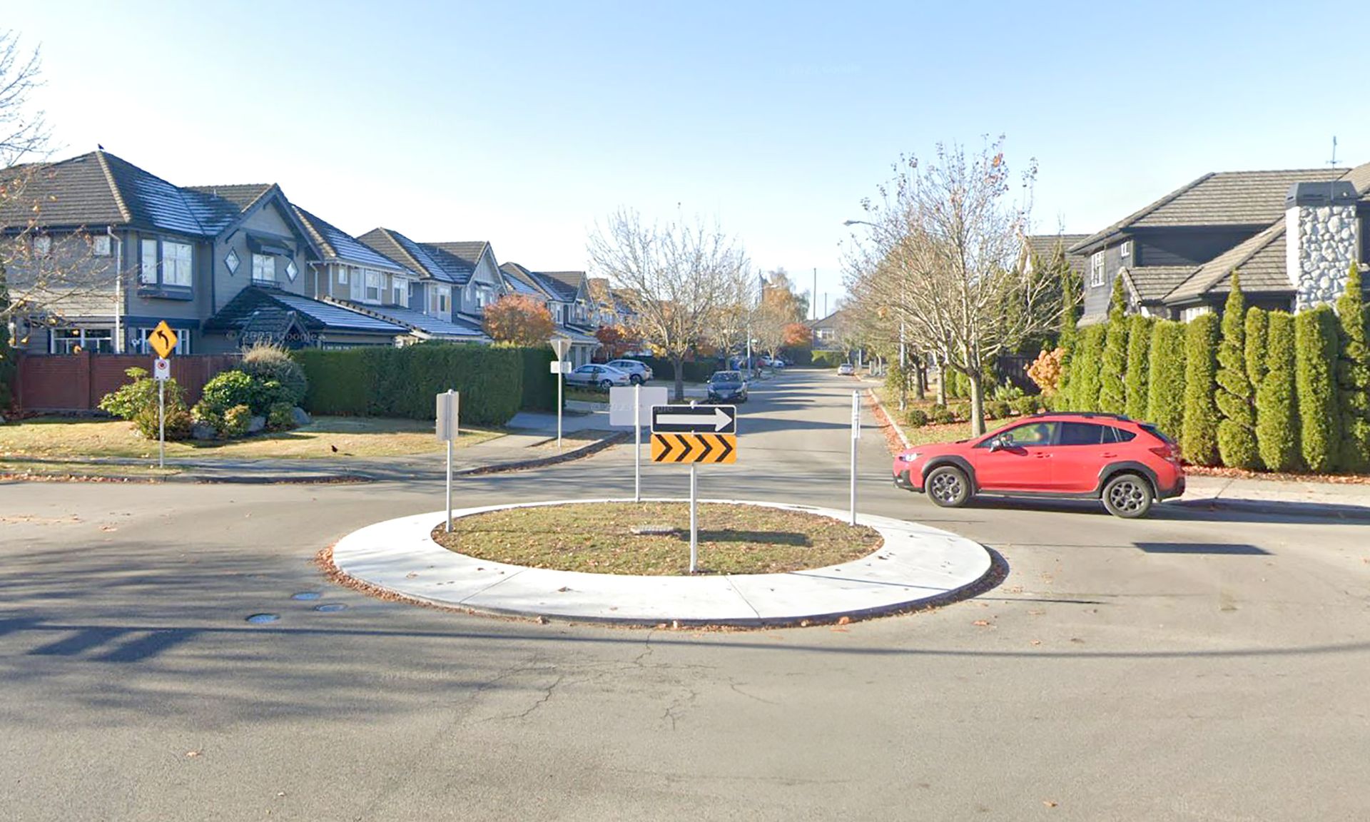 Typical Traffic Calming Measure - Traffic Circle