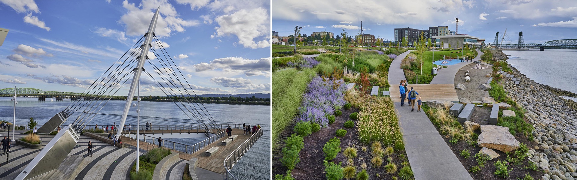 Precedent images for Lulu Island Waterfront Park